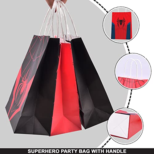 15 PCS Birthday Party Bags for Super Hero Birthday Party Decoration Supplies Goody Bags For Boys