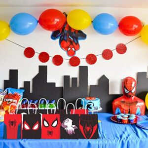 15 PCS Birthday Party Bags for Super Hero Birthday Party Decoration Supplies Goody Bags For Boys