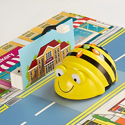 Bee-Bot See and Say Coding Toy for Kids, Interactive Rechargeable Floor Robot Gift for Children, Programmable Educational STEM Learning Toys for Students