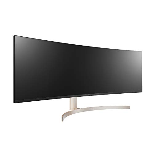 LG 49WL95C-W Ultrawide Dual QHD Monitor 49" 32: 9 (5120 x1440) Curved IPS Display, HDR10, USB Type-C, HDR 10, Ambient Light Sensor, 2 x 10W Stereo Speaker