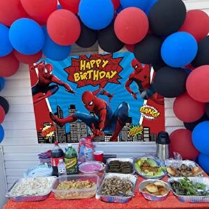 His Amazing Friends Birthday Party Decorations Spider Birthday Decorations Plates,Cups,Tablecloth,Superhero Party Decorations for 20 Guests