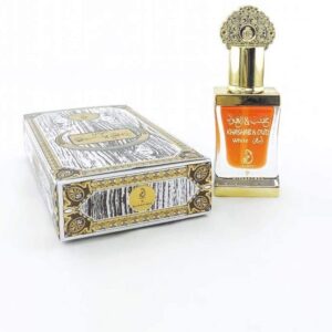 KHASHAB & OUD WHITE from ARABIYAT, Non Alcoholic Concentrated Perfume Oil or Attar for Unisex, 12 ml