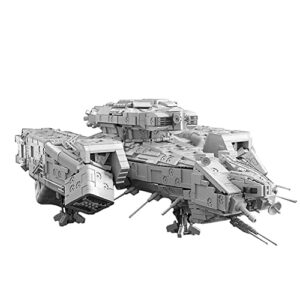 moc-9803 alien commercial spaceship nostromo spaceship building blocks,small particle blocks moc set,simulation model,compatible with l-e-g-o (9213pcs), 75 x 44 x 24.5cm