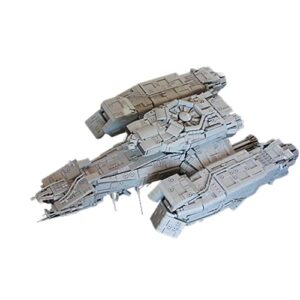 MOC-9803 Alien Commercial Spaceship Nostromo Spaceship Building Blocks,Small Particle Blocks MOC Set,Simulation Model,Compatible with L-e-g-o (9213PCS), 75 X 44 X 24.5cm