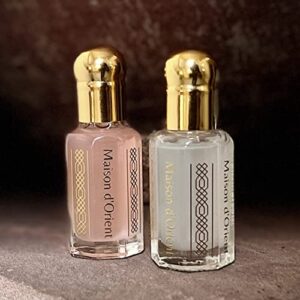 Maison d'Orient PINK MUSK (Pink Tahara) 12mL - Alcohol Free Arabian Body Oil Perfume with Glass Dapper