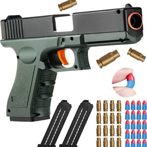 Shooting Game Toy for Kids, Soft Foam Bullet Blaster Toy, Pistol Toys Foam Blaster Soft Bullet for Educational Toys Pistol Model for 14+ Kids Gift