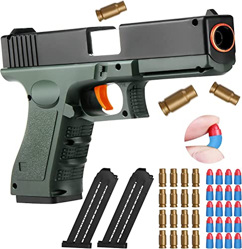 Shooting Game Toy for Kids, Soft Foam Bullet Blaster Toy, Pistol Toys Foam Blaster Soft Bullet for Educational Toys Pistol Model for 14+ Kids Gift