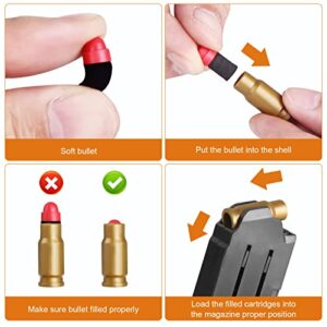 Shooting Game Toy for Kids, Soft Foam Bullet Blaster Toy, Pistol Toys Foam Blaster Soft Bullet for Educational Toys Pistol Model for 14+ Kids Gift