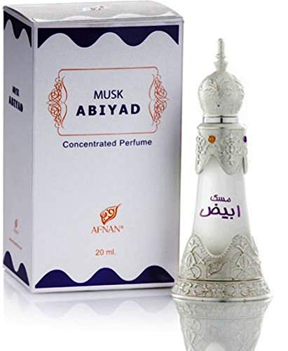 Musk Abiyad by Afnan Perfumes for Unisex - Concentrated Oil, 20ml