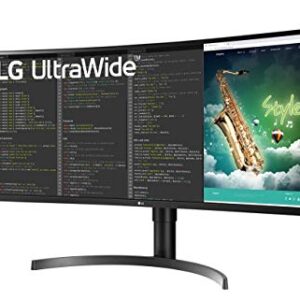 LG 35WN65C-B 35-inch-inch Curved UltraWide QHD HDR Monitor with FreeSync (Renewed)