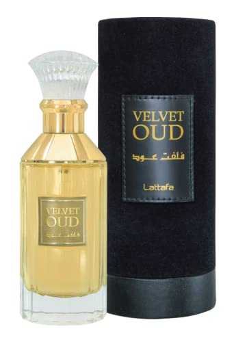 Lattafa Perfumes Velvet Rose, Musk Al Aroos & Velvet Oud EDP-100ml(3.4 oz) with Magnetic Gift Box Perfect for Gifting