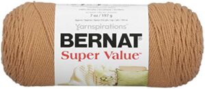 bernat super value yarn, 7 oz, gauge 4 medium worsted, topaz