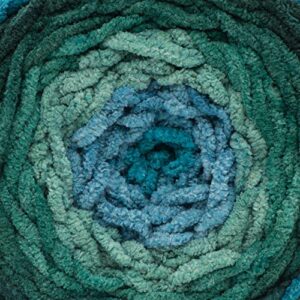 Bernat Blanket Ombre Ocean Teal Ombre Yarn - 2 Pack of 300g/10.5oz - Polyester - 6 Super Bulky - 220 Yards - Knitting/Crochet