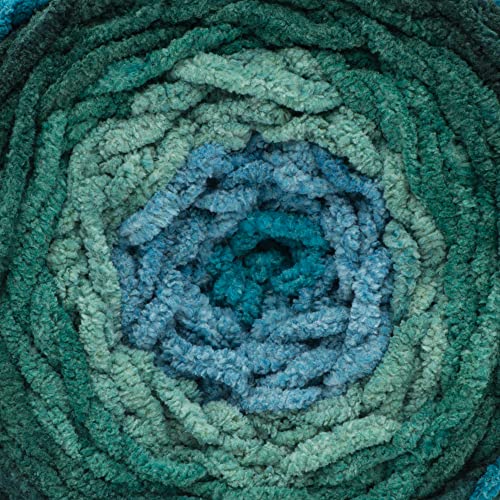 Bernat Blanket Ombre Ocean Teal Ombre Yarn - 2 Pack of 300g/10.5oz - Polyester - 6 Super Bulky - 220 Yards - Knitting/Crochet