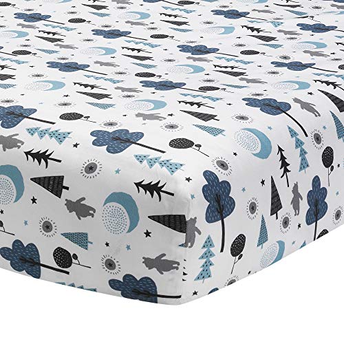 Lambs & Ivy Forever Pooh 3Piece Baby Crib Bedding Set, Blue