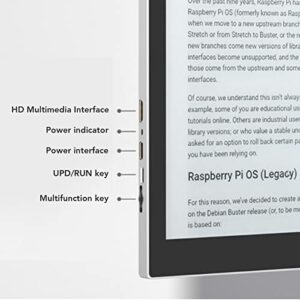 E Paper Monitor, Eyes Protection 100-240V 13.3inch Ink Display for Computer (US Plug)