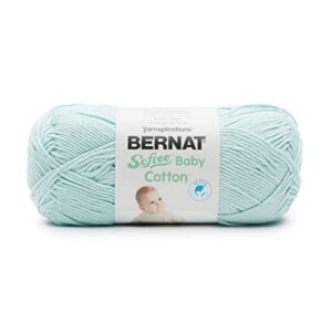 Bernat Softee Baby Cotton Aqua Mist Yarn - 3 Pack of 120g/4.25oz - Blend - 3 DK (Light) - 254 Yards - Knitting/Crochet