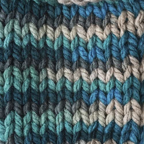 Bernat Softee Chunky Deep Waters Yarn - 3 Pack of 80g/2.8oz - Acrylic - 6 Super Bulky - 77 Yards - Knitting/Crochet