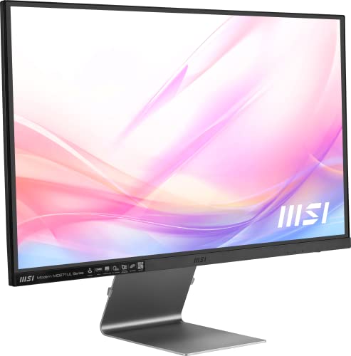 MSI Modern MD271UL, 27", 3840 x 2160 (UHD), IPS, 60 Hz, 4ms, HDMI, DP Port, USB C, Tilt