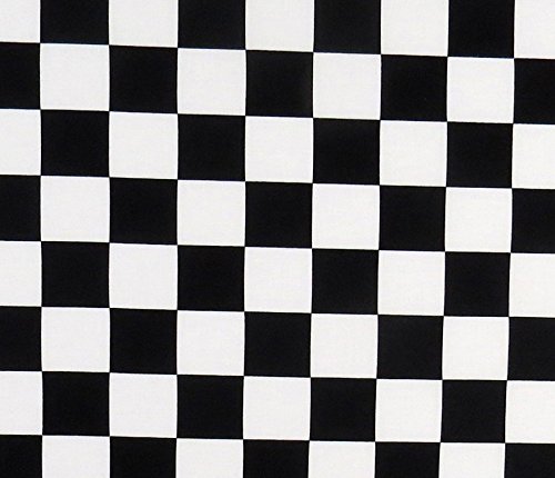 SheetWorld 100% Cotton Percale Fitted Crib Toddler Sheet 28 x 52, Black White Checkerboard, Made in USA