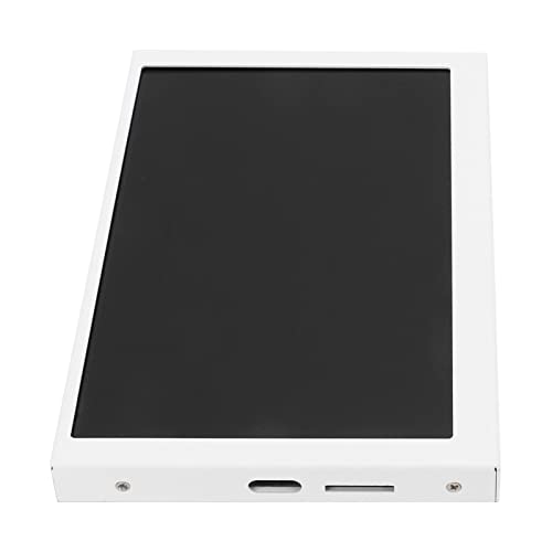 Fdit Computer CPU GPU RAM HDD Monitor, 360 Degree Rotation Protective USB Display Clear IPS Type C Secondary Screen for PC (White)