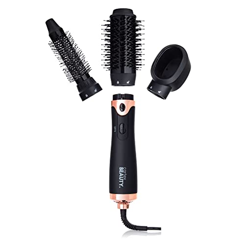 Cortex Beauty Air Styler -3-in-1 Hot Air Wand - Blow Dryer & Volumizer Styler Hot Air Brush Hair Dryer Brush Blow Dryer Brush in One for Hair Drying Volumizing Straightening Curling Styling