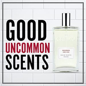 Cremo Bourbon & Oak Cologne Spray, A Sophisticated Blend of Distiller’s Spice, Fine Bourbon and White Oak, 3.4 Fl Oz