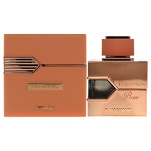 al haramain l'aventure rose for women eau de parfum spray, 3.4 ounce