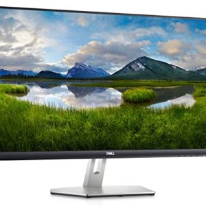 Dell S2721H 27 inchs Monitor, Silver - 27" IPS LED FHD 1920 x 1080 at 75 Hz, 16:9, 300 cd/m², AMD FreeSync, HDMI, Built in Speakers, VESA Certified