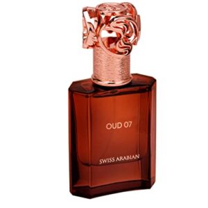 SWISS ARABIAN Oud 07 - Luxury Products From Dubai - Long Lasting And Addictive Personal EDP Spray Fragrance - A Seductive, Signature Aroma - The Luxurious Scent Of Arabia - 1.7 Oz