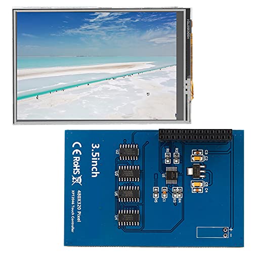 SHYEKYO 3.5inch Monitor, Touchscreen Portable Professional 480×320 PCB for Raspberry Pi 4B for Daily Work Study