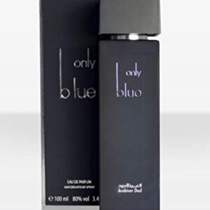 Only Blue EDP- 100 ML (3.4 oz) Men and Women |Fragrance Features Top Notes of Green Apples and a Base Note of a Layer of Tunaka to be more elegance| Everyday Wear |Luxurious Scent| by Arabian Oud