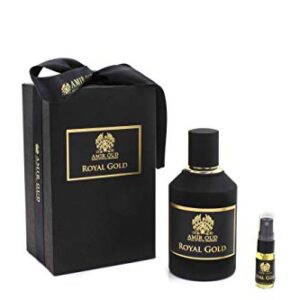 Royal Gold, by Amir Oud Fragrance, unisex parfum spray, fragrance parfum, long lasting parfum, 100 ml (3.4 fl.oz) Extrait de Parfum