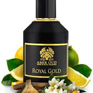 Royal Gold, by Amir Oud Fragrance, unisex parfum spray, fragrance parfum, long lasting parfum, 100 ml (3.4 fl.oz) Extrait de Parfum