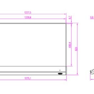 QianZi Desktop Transparent Display for Office - Resolution 1920 x 1080, Display Size 1210 x 680mm