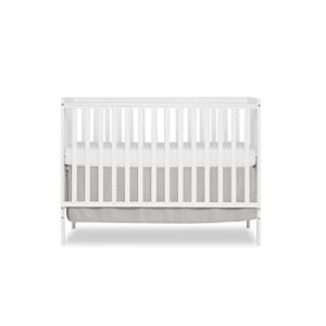 Dream On Me Synergy 5-In-1 Convertible Crib In White, Greenguard Gold Certified