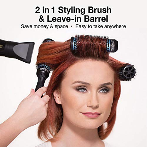 Olivia Garden MultiBrush Detachable Thermal Styling Hair Brush MB-BD01 (6-Piece Bag Deal)