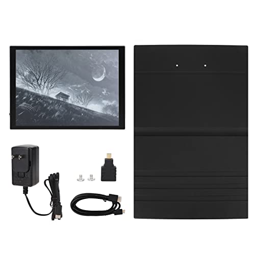 Naroote Ink Display, 100-240V 4:3 Screen Ratio E Paper Monitor for Computer (US Plug)