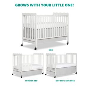 Dream On Me Carson Classic 3-in-1 Convertible Crib in White