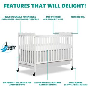 Dream On Me Carson Classic 3-in-1 Convertible Crib in White