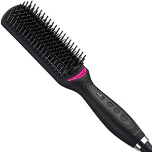 revlon hair straightening and styling brush | great for second day styling (4-1/2 in)