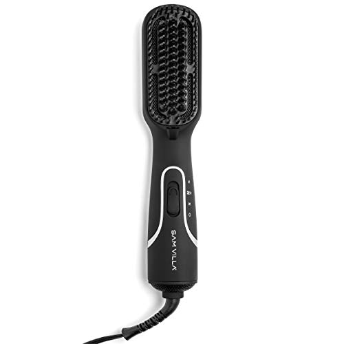 Sam Villa Pro Results 3-in-1 Blow Dryer Brush Straightener & Blowout Brush