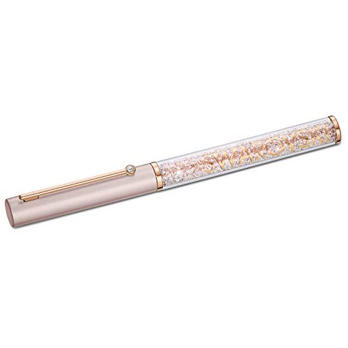 SWAROVSKI Crystalline Gloss Ballpoint Pen Violet Pink Rose-Gold Plated