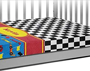 Racing Car Crib Fitted Sheet (Personalized)