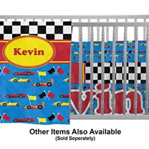 Racing Car Crib Fitted Sheet (Personalized)