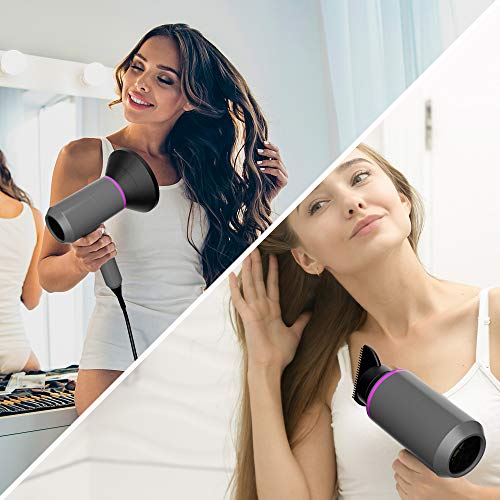 Fezax Ionic Hair Dryer 2000W Salon Performance AC Motor Styling Tool / Hair Dryer Professional Blow Dryer Negative Ion Fast Drying for Hair Care 3 Heating / 2 Speed / Cold, for Home Travel Hotel