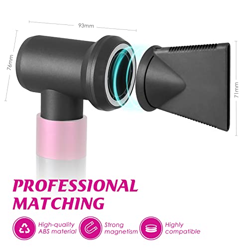 Professional Concentrator and Adapter Kit Compatible with Dyson Airwrap Styler, for Curling Iron Converting to Hair Dryer, with Hair Dryer Attachment Holder