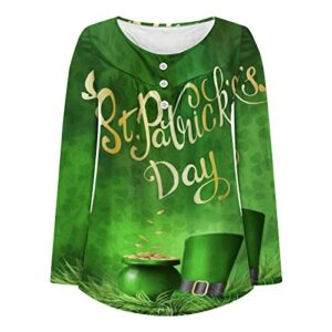 YAFINMO St Patricks Day Leggings for Women Deal of The Day St Patricks Day Leggings for Women Womens Long Sleeve Tops St Patricks Day Party Supplies Shirt