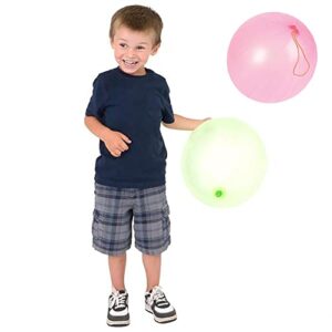 Punch Balloons For Kids Heavy Duty, Party Favors, Bounce Punching Balloons with Rubber Band Handle for Birthday Party, 19 Inches Fully Blown (25-Pack)