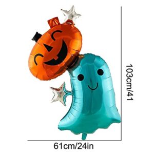 Halloween Decorations Indoor Halloween Decorations Halloween Balloons Party Decoration Supplies - 5PCS Halloween Mylar Foil Pumpkins Balloons for Halloween Party Decorations Boxing Day